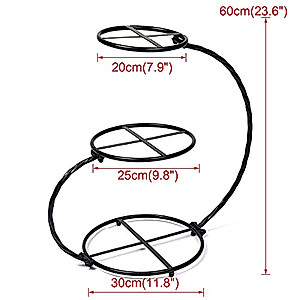 Cake Stand Creative Cake Stand Wedding Birthday Party Cake Display Holder Metal Dessert Cupcake Cookies Home Kitchen Baking Tool Cake Holder (Color : B)