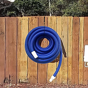 Swimming Pool Vacuum Hose Hanger, Wall Mount Heavy Duty Pool Hose Hanger Hook for Pool Hose, Garden Tools, Swimming Pool Accessories - Hold Up to 60 Feet 2’’ Hose (Hold 50 LBS), No Hose