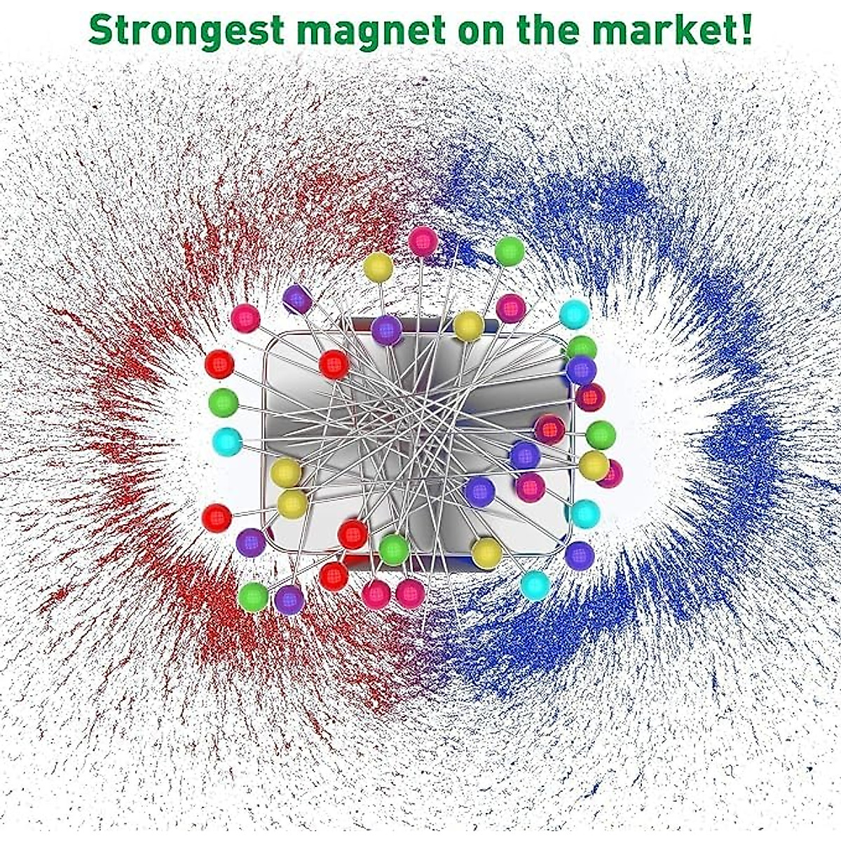 Sew Your Way Magnetic Pincushion for Sewing – Wrist Pin Holder for Sewing – Magnetic Wristband Quilting Supplies – Magnetic Pin Cushion Holder for Sewers & Hairstylist - Magnet Needle Holder Gift