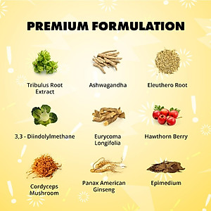 Sculpt Nation by V Shred Test Boost Max - Testosterone Supplement for Men - Tribulus Terrestris for Men - Natural Energy, Stamina, and Strength Booster - 60 Gluten Free Capsules