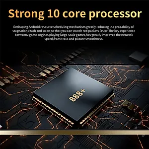 Tangxi Unlocked Android11 Smartphone,4GB RAM 64GB ROM Cell Phone,16MP Camera,Ten Cores Processor,Face Recognition,WiFi,BT,FM,GPS,7000mAh,