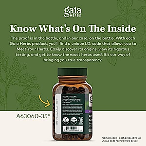 Gaia Herbs Thyroid Support - Made with Ashwagandha, Kelp, Brown Seaweed, and Schisandra to Support Healthy Metabolic Balance and Overall Well-Being - 60 Vegan Liquid Phyto-Capsules (20-Day Supply)