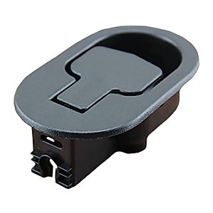 UAIAGM Recliner Handle Replacement - Black Metal, Aluminum - Universal Fit for Most Brands - Includes 1pcs