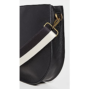 Madewell Women's The Transport Saddlebag, True Black, One Size