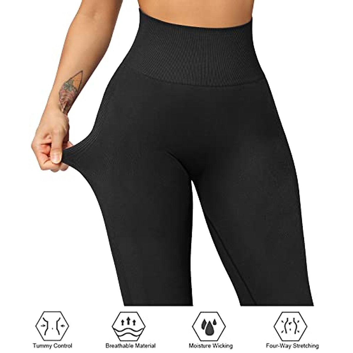 Scrunch Butt Lifting Seamless Leggings for Women Tummy Control High Waisted Vital Yoga Pants Gym Workout Legging Tights