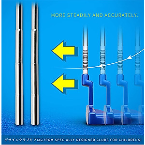 Golf Putters Kids Left Handed Beginners Practice Golf Clubs 3-12 Children Outdoor Golf Sports (Blue,for 9-12Y)