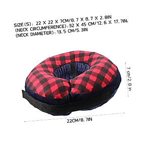 BESPORTBLE 2pcs Elizabeth Adjustable Pet Puppy Surgery Supply Dog Pet Pet Neck Pillow Cat Accessory Cat Recovery Supply Cat PVC Spine Collars