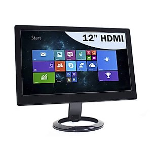 DoubleSight Displays DS-12H 12" LCD HDMI Monitor - TAA Compliant - 1366 x 768 - WXGA - 250 Nit - Micro HDMI - Black - Portable No Video Card Required PC/MAC - 3 Year Warranty