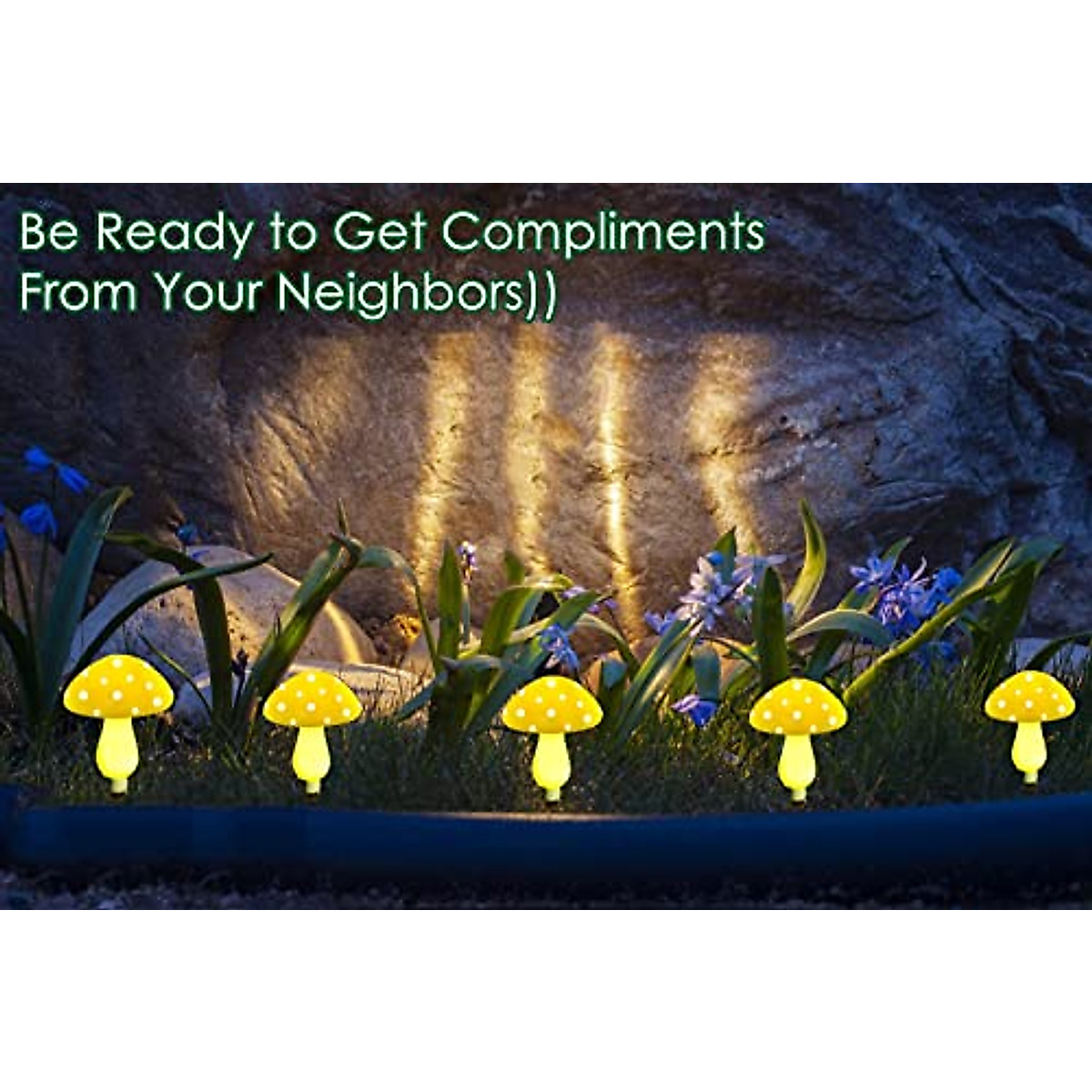 HULPPRE Solar Mushroom Lights