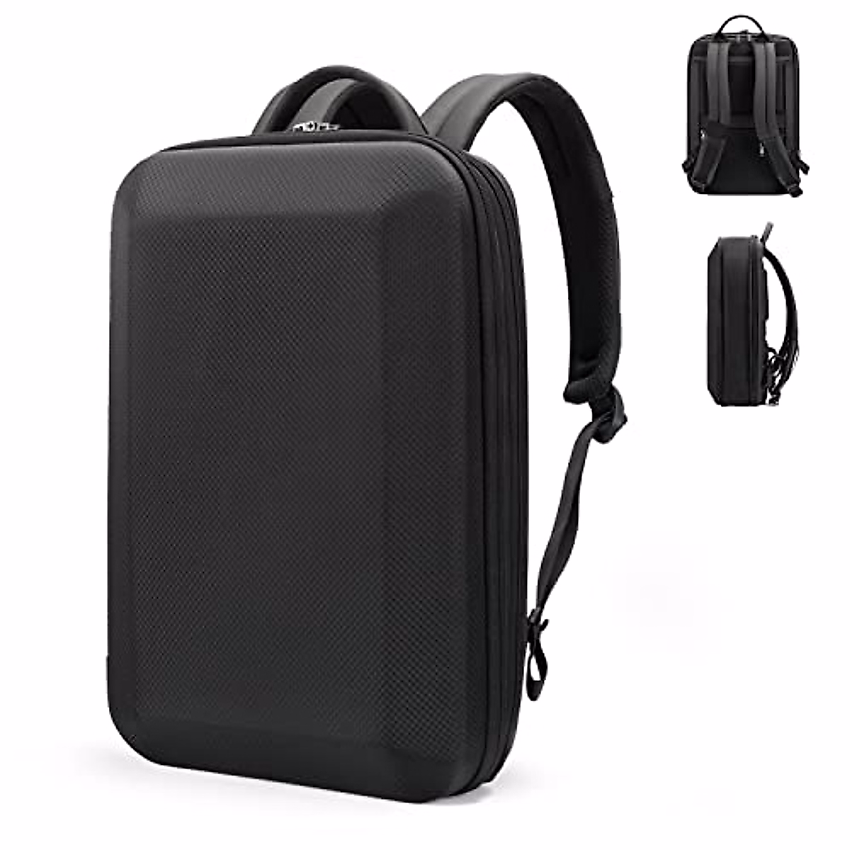 JUMO CYLY Hard Shell Laptop Backpack 15.6 Inch, Expandable Business Travel Computer Backpack for Men Women Water-resistant Gaming Daypack