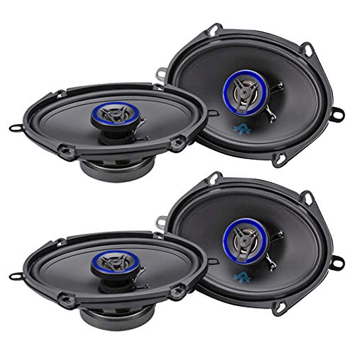 (4) AUTOTEK ATS5768CX 5x7"/6x8" 1000 Watt 2-Way Car Audio Coaxial Speakers