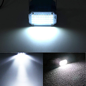 JLPOW Mini White Strobe Light,Super Bright 36 LED Strobe Lights for Party Sound Activated Strobe Lights,Best for Parties Club Disco KTV Bar Halloween Xmas Show (No Remote)