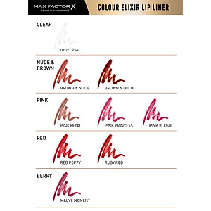 Max Factor Colour Elixir Lip Liner - # 14 Brown 'n' Nude, 1.2 g