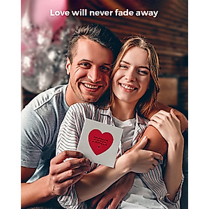 MUNBYN 3" Heart Thermal Stickers, Heart-Shaped Adhesive Sticker Labels, Red Love Thermal Labels for Gift, Wedding, Anniversary, Valentine's Day, Small Business 400 Labels/Roll