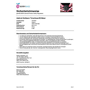Adafruit Rotating Door Lock DC Motor (3881)