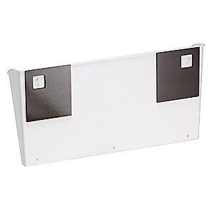 Officemate MagnetPlus Magnetic Letter Size File Pocket, Plastic, White (92543)