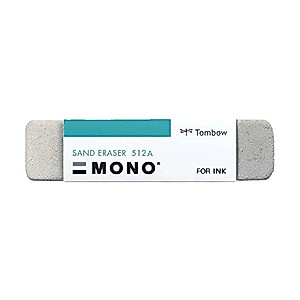 Tombow 67304 Mono Sand Eraser, 2-Pack. Silica Eraser Designed to Remove Colored Pencil and Ink Markings…