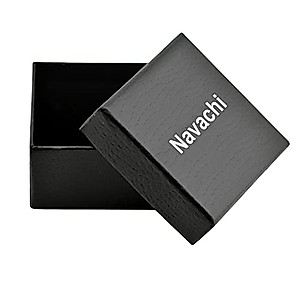 Navachi 18k Gold Plated Leopard Head White Black Crystal Az1146s Stud Earrings