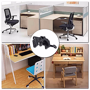 YILUXIANGYANG 2 Pcs Desk Clamp Work Light Mounting Bracket Heavy-duty Plastic Table Mounting Clamp for Desk Lamp, Magnify Lamp, Tablet Holder, Etc