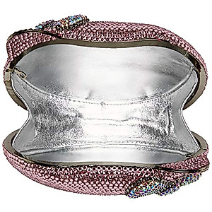 3-D Hello Kitty Cat Crystal Couture Clutch Special Occasion Holiday Party Evening Bag Pink