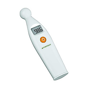Veridian Healthcare Temple Thermometer | Infrared Measurements | Fast 6-Second Readout | Fever Alert | Backlit Display | Programmable Timer | 1-Year Warranty