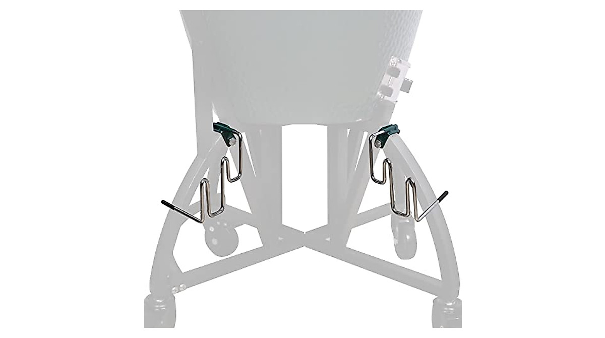 KAMaster Grill Nest Rack: BGE & Kamado Stainless Storage