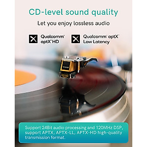 CHOOCL Bluetooth 5.0 aptX-HD Car Adapter Compatible for Audi MMI 3G AMI Music Interface,Audi Symphony,Audi Concert,Mercedes Media Interface and Volkswagen MDI Connector(A1-3000A)