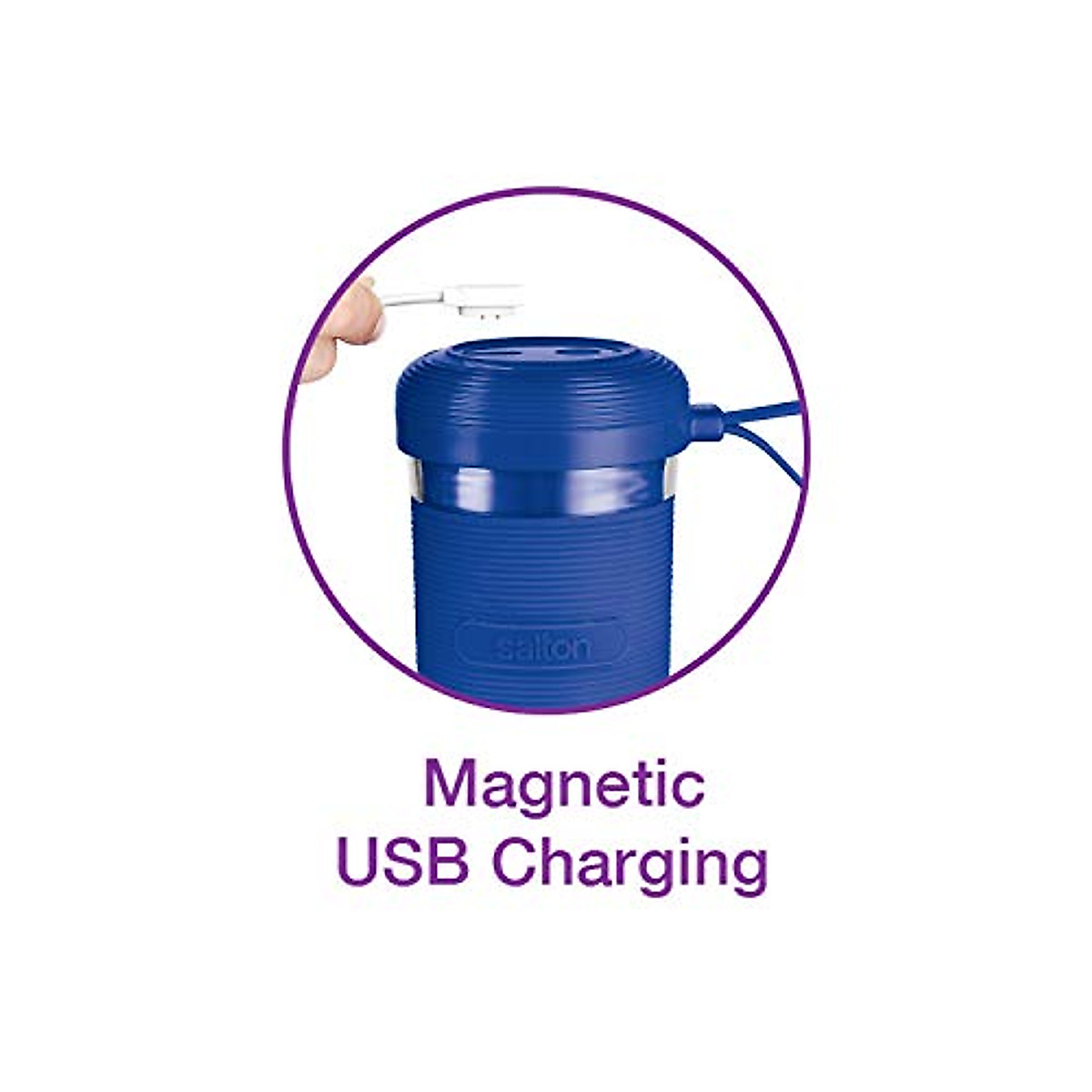 Salton Portable Blender - Blue, 300 ml