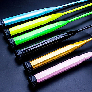 Senston Graphite Badminton Racket 6U, Single High-Grade Badminton Racquet, Professional Carbon Fiber Badminton Racket with Grip