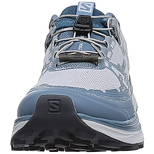 Salomon Women's Ultra Glide Trail Running Shoes for Women, Ebony/Blue/Grey, 9