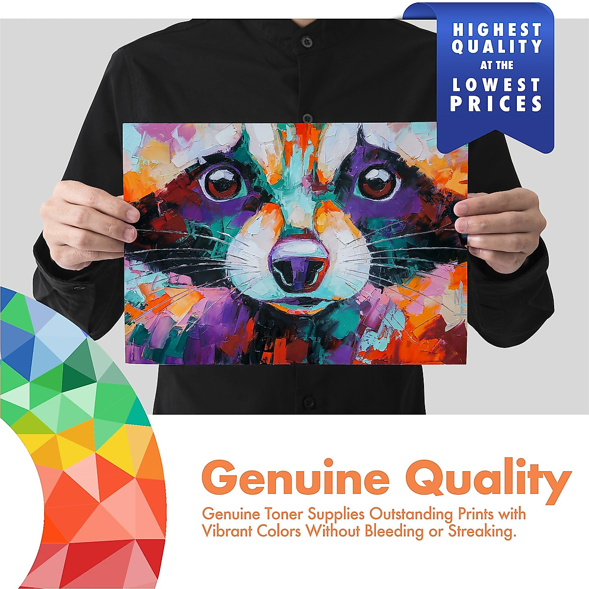 Professor Color Re-Coded OEM Toner Cartridge Replacement for Xerox VersaLink C405 C400 C400D C400DN MFP C405DN C405N C405 | 106R03524 106R03525 106R03526 106R03527 - Extra High Yield 4 Pack