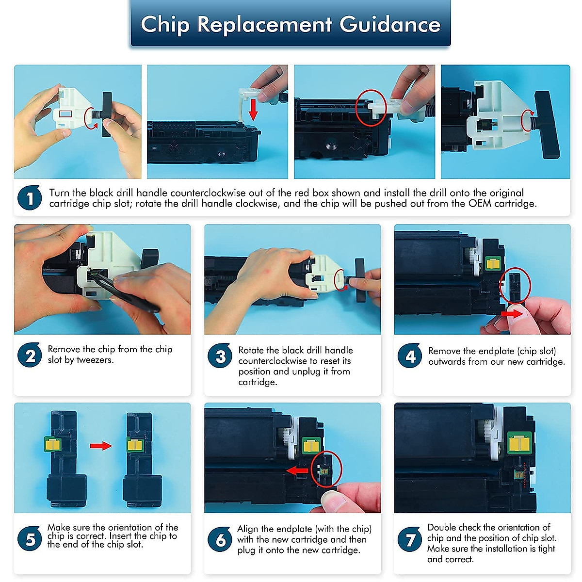 Cool Toner Compatible Toner Cartridge Replacement for HP 414A W2020A 414X W2020X for HP Color Pro MFP M479fdw M454dw M479fdn M454dn M479 M454 Printer Ink Toner (Black, 1-Pack)
