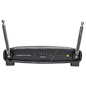 Audio-Technica ATW-901a/L Wireless Lavalier Microphone Mic + Samson Headphones