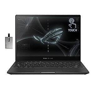 ASUS ROG Flow 13.4" X13 2-in-1 Touchscreen Gaming Laptop, AMD Ryzen 9 6900HS, 16GB RAM, 1TB SSD, NVIDIA RTX 3050 & XG Mobile Dock GC32L AMD RX 6850M XT, Backlit Keyboard, FP Reader, Win 11 Pro, Black