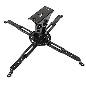 VideoSecu LCD DLP Tilt Swivel Sloped Projector Ceiling Mount Bracket Fit Flat and Vaulted Ceiling PJ1B WU7