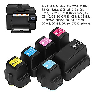 Fafeicy Ink CartridgeInk Cartridge Replacement 6 Color BK C M Y LC LM Cartridge Combo Pack Printer Ink Cartridge for 3210 3310