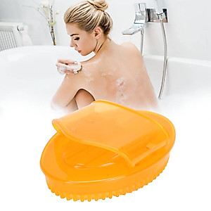 Meridians Massage Brush, Whole Body Relaxation Massage Comb Essential Oil Brush Body Scrubber Bath Body Brushes SPA Massager Device Health Care Washing Hair Scalp Shower (#2)