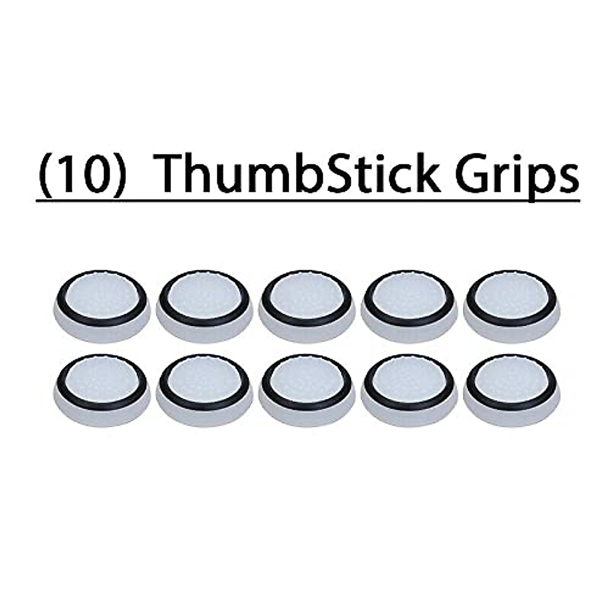 5 Pairs 10 Pcs Silicone Cap Joystick Thumb Grip Protect Cover for Ps3 Ps4 Ps5 Xbox 360 Xbox One Xbox Series X Wii U NSwitch Pro Controllers Game Controllers