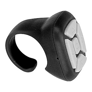 Remote App Page Turner, 5.3 Remote Control Long Remote Control Convenient USB Recharge for Camera Shutter (Black)