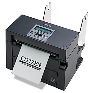 Citizen America CL-S400DTESU-R-PE CL-S400 Series Direct Thermal Barcode Printer with Internal Power Supply, Peeler, SEH Ethernet, 203 DPI Resolution, 120V, Black