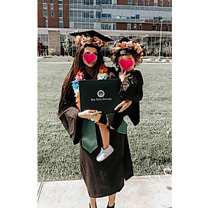 Vivivalue Rose Flower Crown Boho Flower Headband Hair Wreath Floral Headpiece Halo with Ribbon Wedding Party Festival Photos Pink