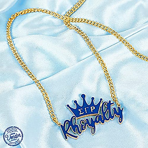 Bad Bananas BBGreek Sigma Gamma Rho Official Vendor - Rhoyalty Blue Necklace - SGRho - Sorority Paraphernalia