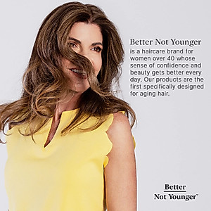 Better Not Younger Wake Up Call Volumizing Conditioner - 8.4 fl. oz. Hair Conditioner with Plant-Based Ingredients Designed for Women Over 40 - Sulfate Free Conditioner for Thin, Flat, Fine Hair