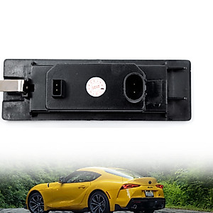 LED License Plate Lights Compatible w/ 2020 2021 2022 To'yota GR Supra, OEM Led Number Lamps Replacement 6000K 18-SMD Led Xenon White Rear Tag Light Kit Assembly Canbus Error Free