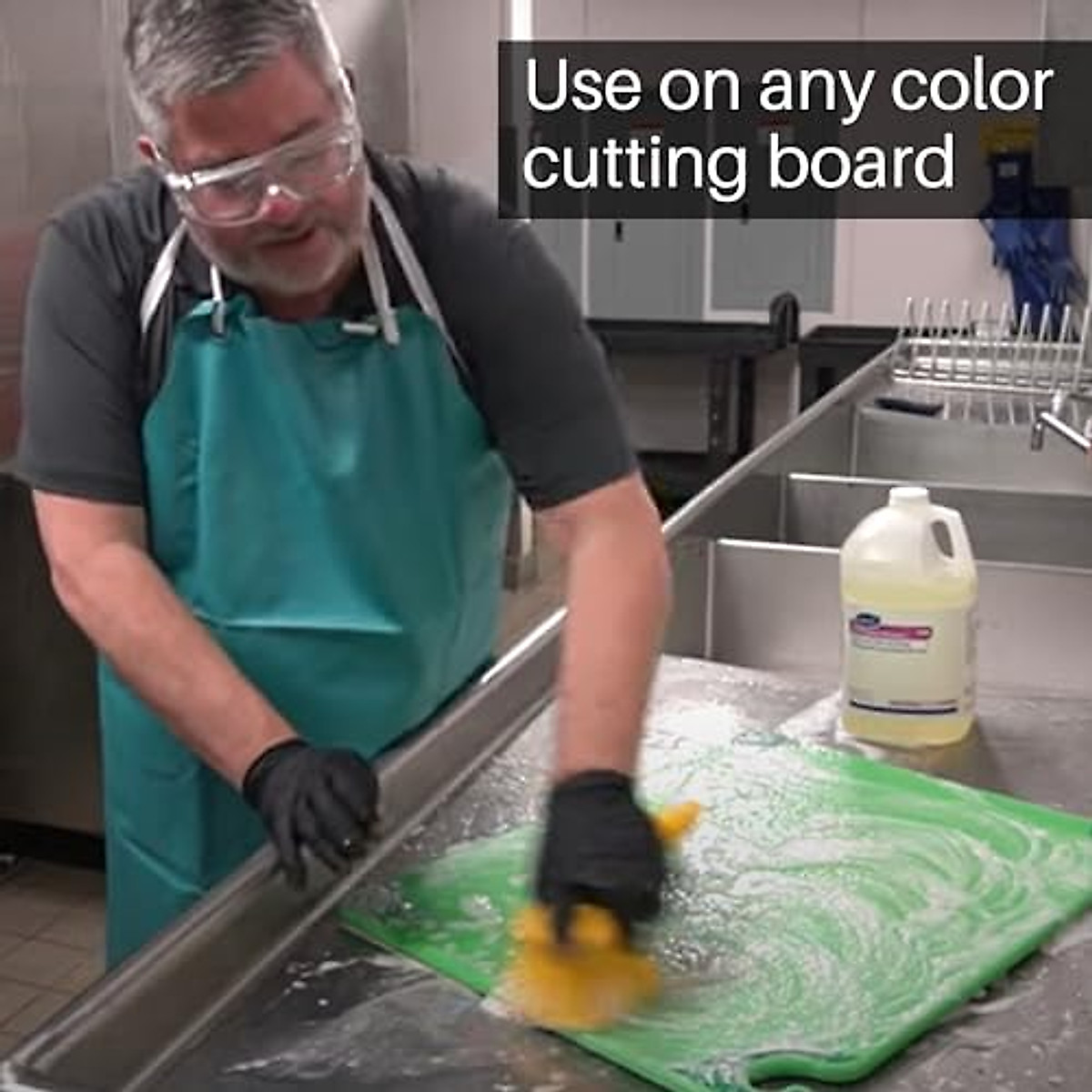 Diversey 904404 SUMA Block Whitener Removes Stains from Cutting Boards, Chopping Blocks, Ready-to-Use, 1-Gallon (Pack of 4)