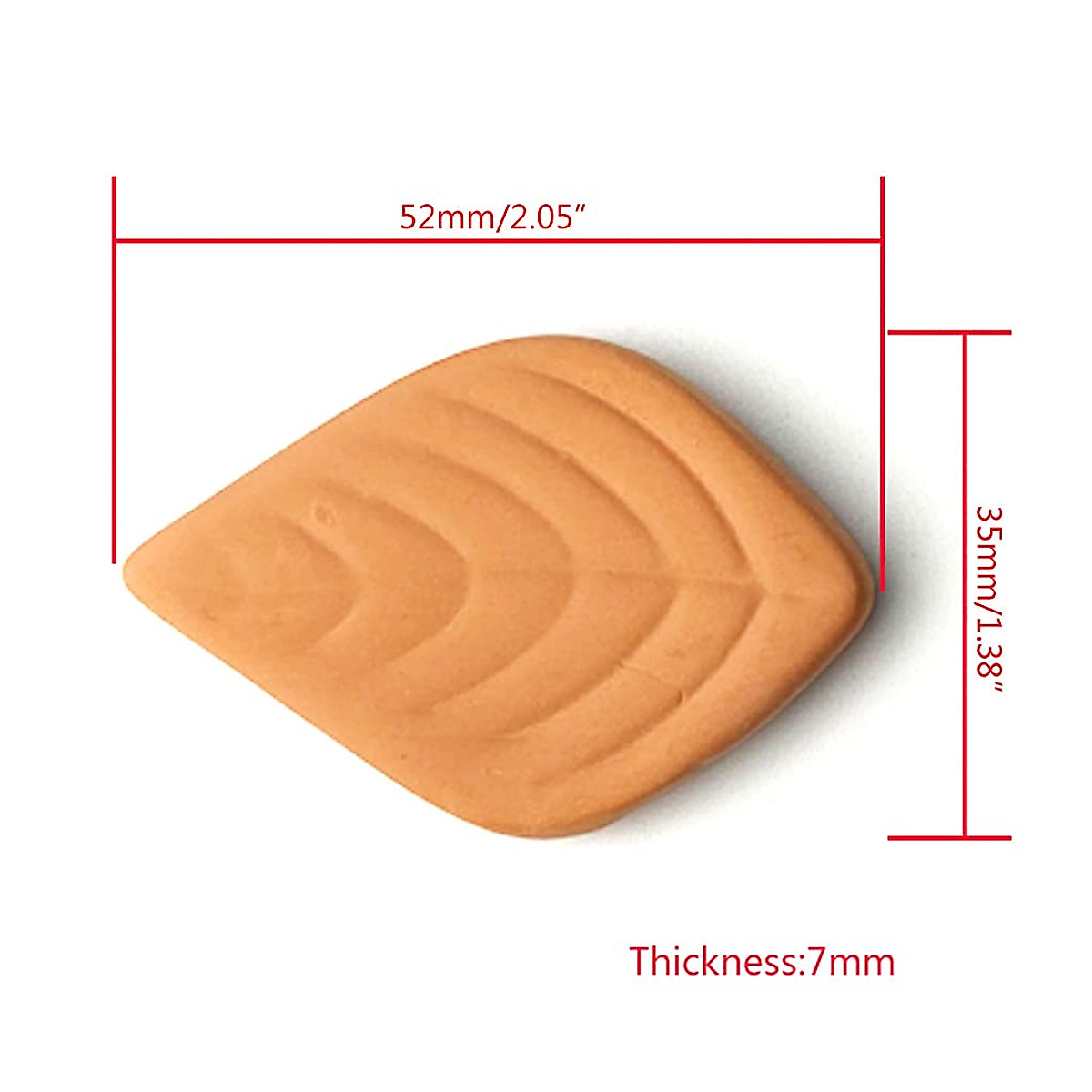 Generic Rustic Sugar Keeper Saver for Keeping Moist Fresh Reusable Leaf Clay Hydrostone Keep Conditioning Humidity Kitchen Gadgets Storage Containers