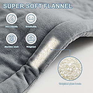 Weighted Heating Pad for Neck and Shoulders, JKMAX 2lb Large Neck Heating Pad for Neck Shoulder Pain, 10 Heat Settings, 3 Timer Settings Auto-Off, Gifts for Women Men Mom Dad 17"x23"