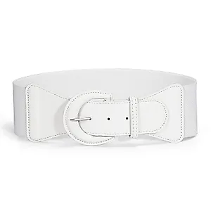 JASGOOD Women Retro Wide Stretchy Waist Belt, Vintage Chunky Buckle Belts for Dress
