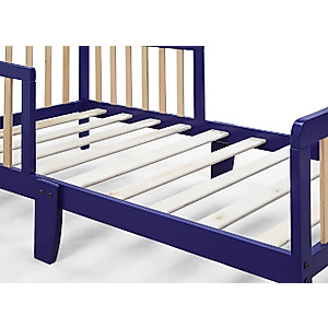 Olive and Opie Twain Toddler Bed in White and Black