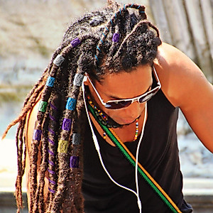 162 Pieces Hair Accessory Set - 12 Braiding Strings for Hair and 150 Metal Cuffs in Colorful Designs